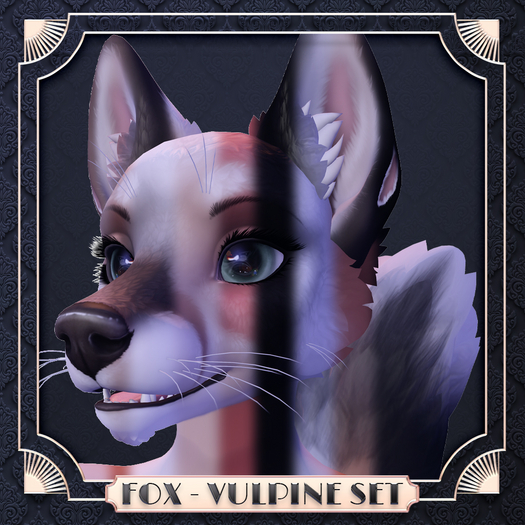 Second Life Marketplace - .::F::. Fox - Vulpine Add-On (add to unpack)